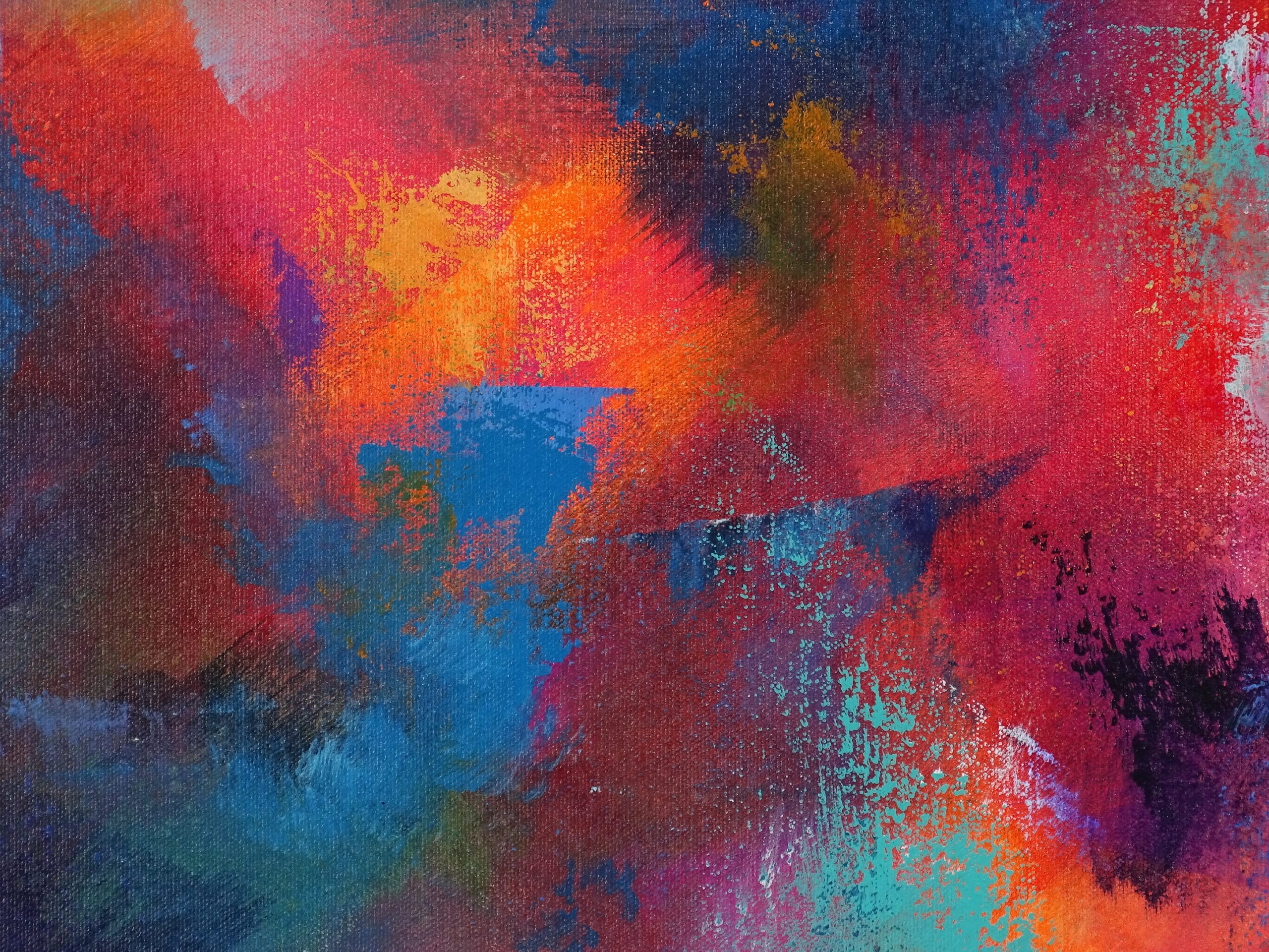 Abstract underwater painting - Resurrection